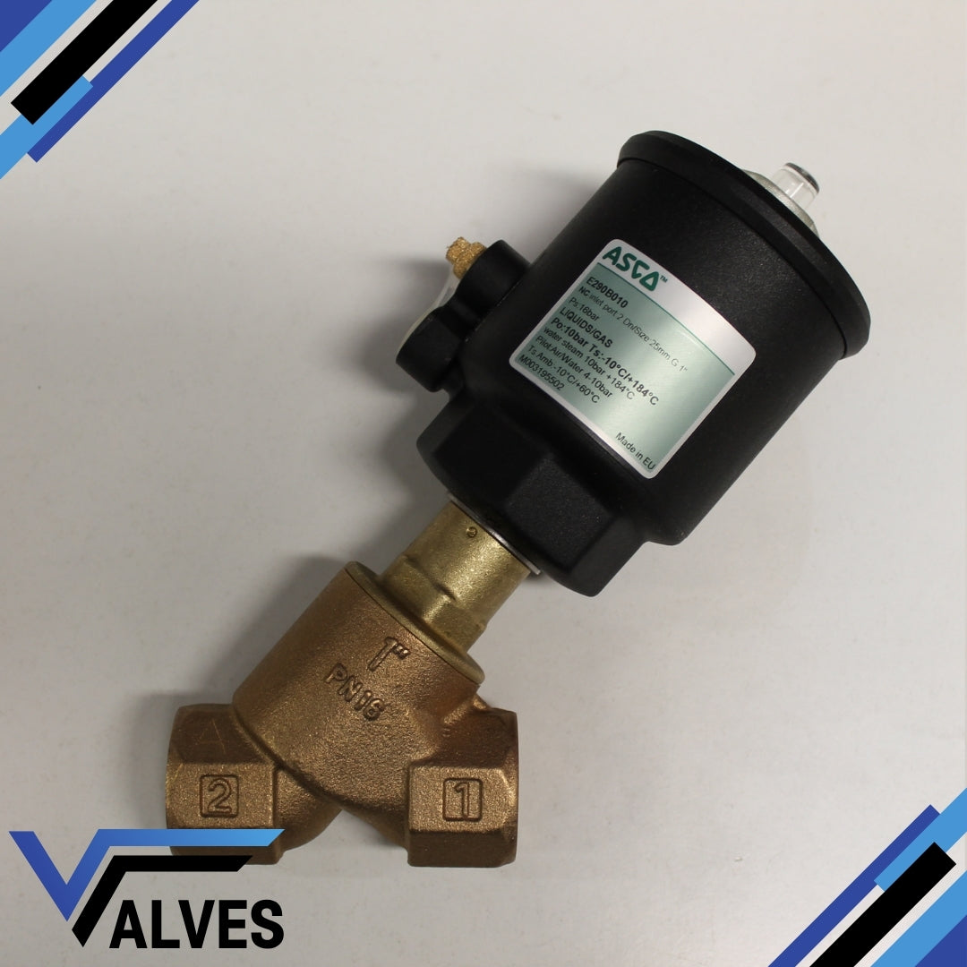 ASCO E290B010 Pressure Operated Valve | 2/2 NC Piston Type for Fluid ...