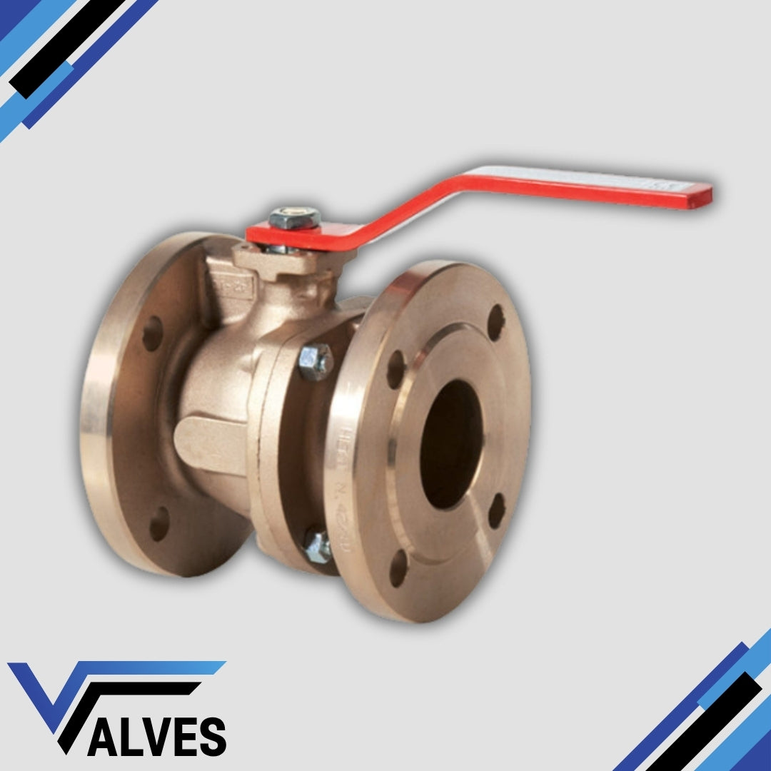 Aluminium Bronze Ball Valve – Flanged PN16 | UK Stock – Valves UK