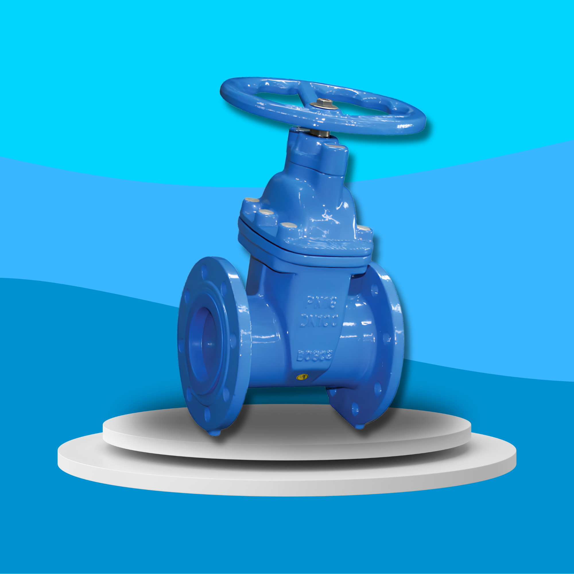 WRAS Approved Ductile Iron Gate Valve - Flanged PN16 – Valves UK